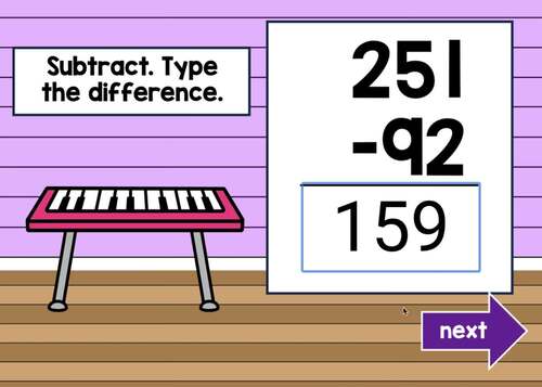 Subtraction to 1000 Boom ™ Cards Digital Math Escape Room by 3rd Grade ...