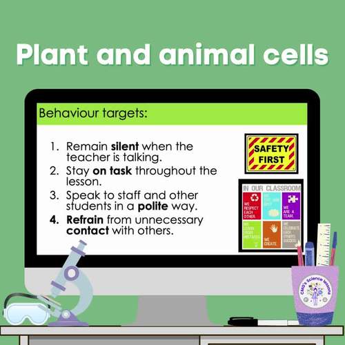 Plant and animal cells (KS3) by CMGs Science lessons | TPT