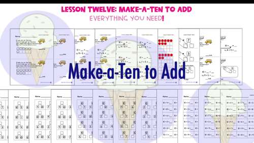 Lesson 12 iReady First Grade: Make-A-Ten to Add by The Mint Chip Teacher