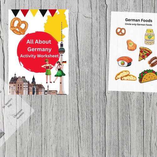 All About Germany Printable Worksheets | Landmarks, Holidays, Foods & More