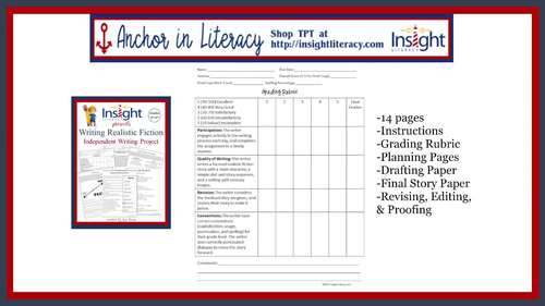 Writing Realistic Fiction Stories Independent Writing Project Grades 4-6