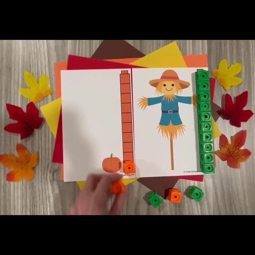 Fall Measuring Fun | Hands-On Math Center for Length & Measurement Practice