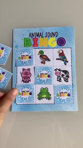 Animal Sound Bingo - Music Game - sound qualities by Sentir - Musical ...