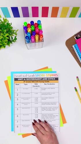 Social Studies US 3 Branches of Government Unit Worksheets & Daily Passages