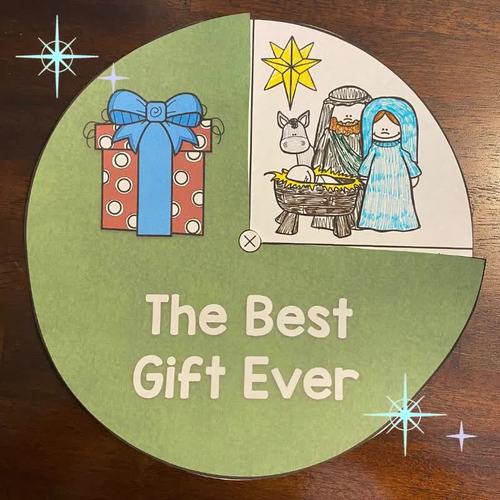 Christmas Story Nativity Spinner by Melissa Schaper | TPT