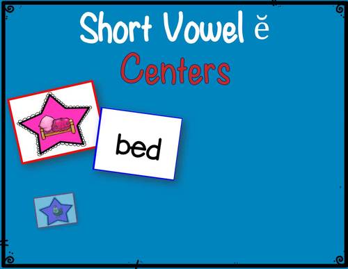 Short Vowel ĕ Centers, Activities & Worksheets by The Teaching Scene by ...