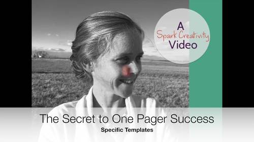 The Secret to One Pager Success: Templates by Spark Creativity | TpT The Secret to One Pager Success: Templates by Spark Creativity | TpT