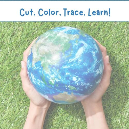 Earth Day Paper Crown Craft and Coloring Activity | No Prep Earth Day Fun!
