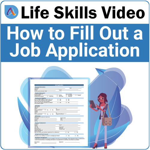 Free Vocational Skills SPED Video - How to Complete a Job Application