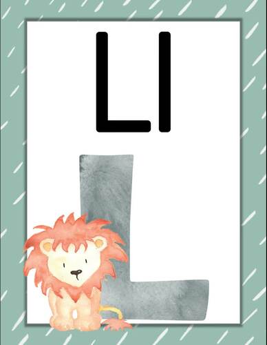 Retro Boho Daisy Themed Alphabet Posters Calming Color Classroom Decor #2