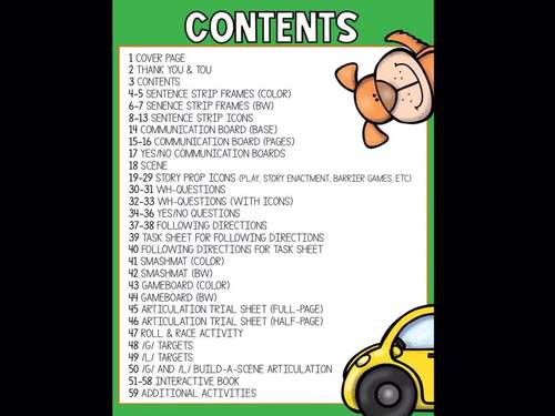 Go Dog Go! Book Companion | Speech & Language {Print Version} | TPT