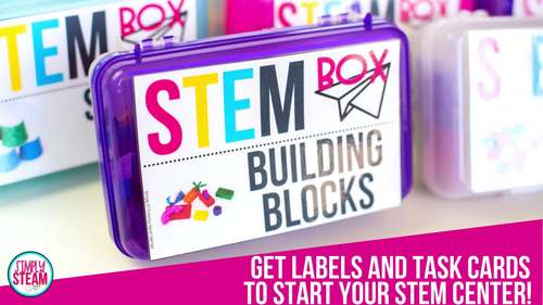 Task Boxes STEM Activities Morning Tubs and Bins Early Finishers STEM ...