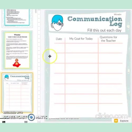 Wonder Novel Study R.J. Palacio Google PowerPoint Printable Digital ...