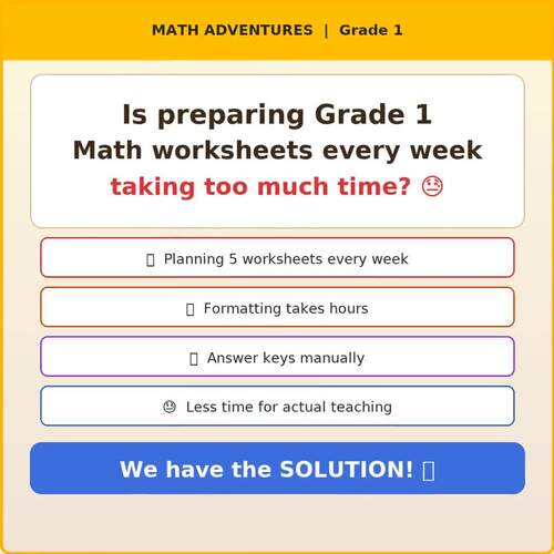 Grade 1 Math Adventures: Numbers 0-20 & Addition Readiness (Common Core ...