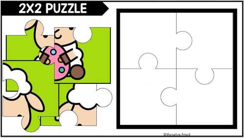 EASTER DIGITAL MYSTERY PICTURE PUZZLE GAME APRIL GOOGLE SLIDES MATH ...