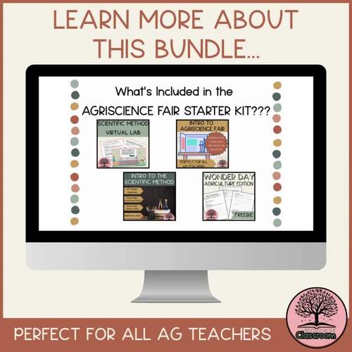 Agriscience Fair Starter Kit - BUNDLE by Rooted in the Classroom