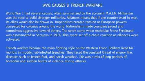 World History Unit 7: Great Wars (World War I & World War II) | TPT
