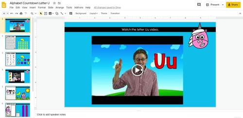 Distance Learning Alphabet Countdown by Mrs LeBlancs Learners | TPT