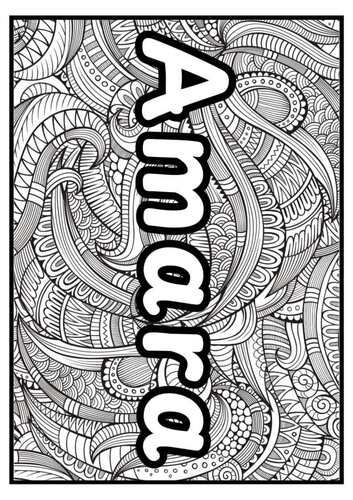 Back to School Zentangle Colouring Name Posters Fully Editable Grades 3-6
