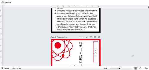Balancing Equations Scavenger Hunt - Chemistry Activity | TPT