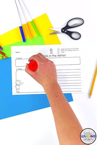 Building Sentences Jungle Facts for Kids | Kinder First Grade Writing