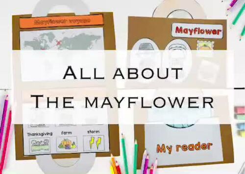 Mayflower STEM activity and craft | Thanksgiving reading comprehension