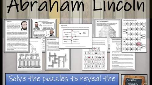 Abraham Lincoln Escape Room Activity by Creative Primary Literacy