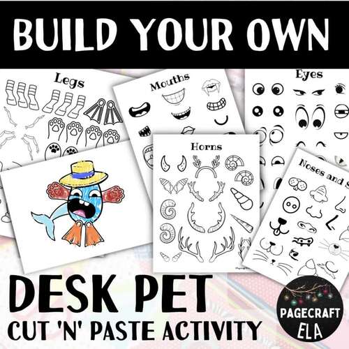 Build Your Own Desk Pet | Classroom Reward | Craft Activity by ...