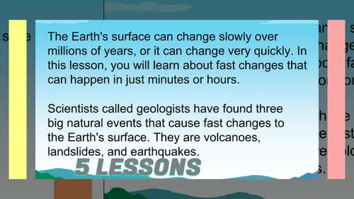 Earth Science Comprehension Changes in the Earth and Sky PowerPoints ...