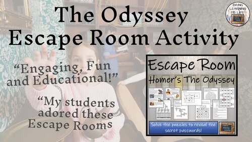 Homer's The Odyssey Escape Room Activity by Creative Primary Literacy