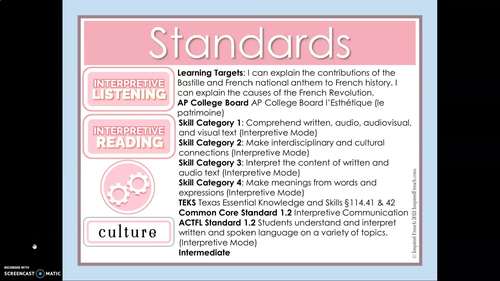 French Revolution Bastille Marseillaise Reading Comprehension ...