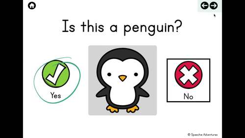 Winter Yes No Questions Language Comprehension Activity Speech Therapy ...