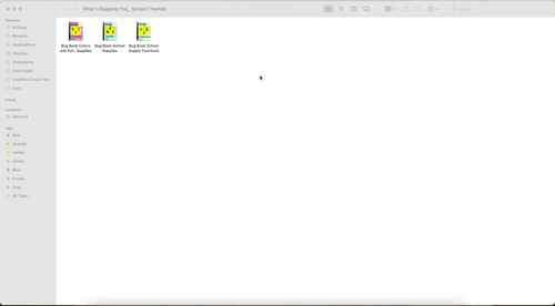 What's Bugging You? Adapted Book Series - School Supplies by The Autism ...