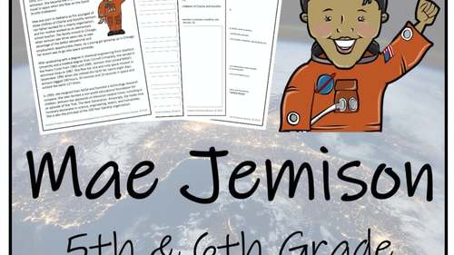 Mae Jemison Close Reading Comprehension Activity | 5th Grade & 6th Grade