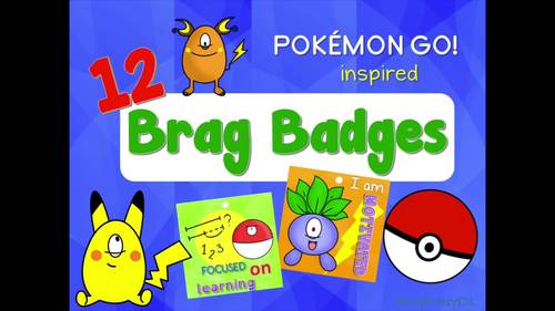 Brag Badges by EasyBreezyESL | TPT