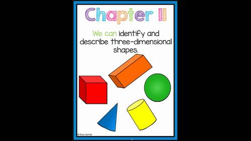 Go Math! Chapter 11 First Grade Focus Wall by Erica Gorrell | TPT