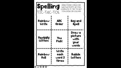 Spelling Activities-A Growing Bundle by LucyLou Designs | TPT