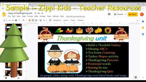 Thanksgiving Unit Literacy and Maths Unit, Thankful Turkey –58 google ...