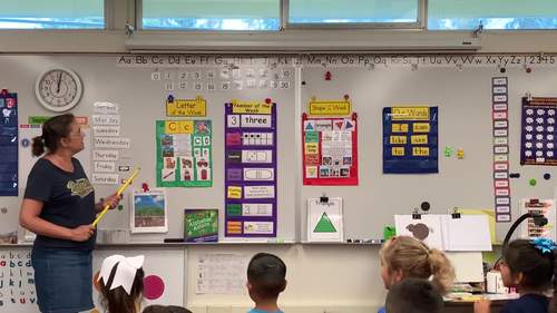 Letter, Number, & Shape of the Week Set - Morning Meeting- Focus Wall ...