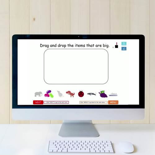 Vocabulary Scavenger Hunt - Boom Cards™ Speech Therapy Distance Learning