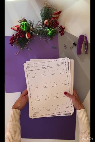 Christmas Math Packet by BXC Creations | TPT