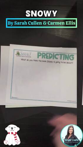 SEL Read Aloud: Snowy- Empathy Kindness Sharing Friendship Activities ...