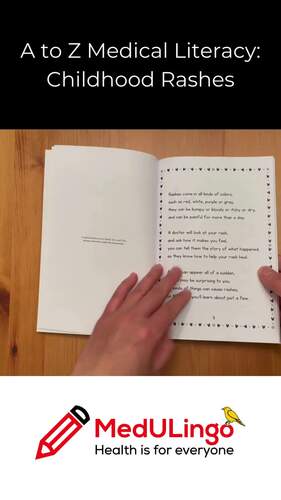 Kindergarten Health Science Rash Rashes Dermatitis A to Z Medical Literacy