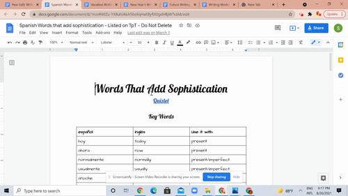 Spanish Writing Prompts Bundle with Peer Edits & Scaffolds | TPT