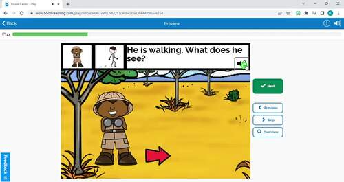 A Safari Walk Interactive Speech/Language Activity | TPT