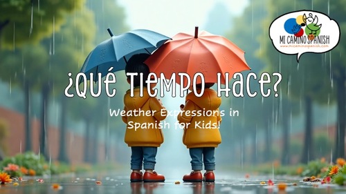¿Qué tiempo hace? (Spanish Weather Expressions for Kids VIDEO) | TPT