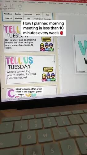 Morning Meeting Slides - Greetings, Activities, Discussion Questions ...