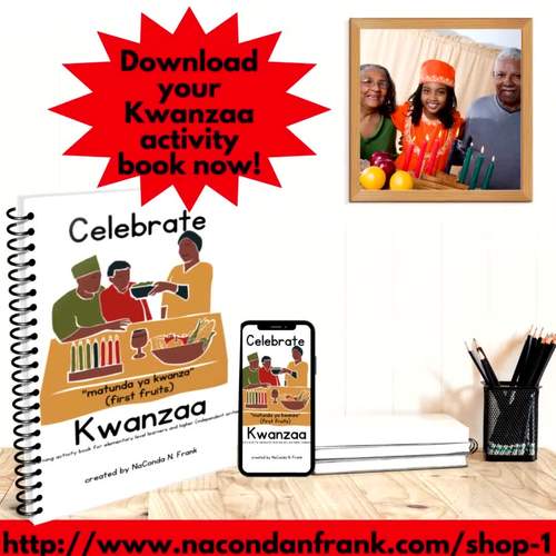 Celebrate Kwanzaa! activity book by NaConda Frank | TPT