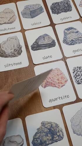 Rock ID Flashcards: identify common rocks! Igneous, sedimentary ...