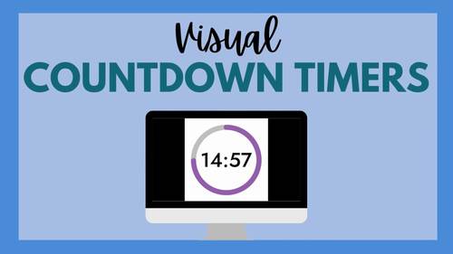 Visual Countdown Timers for Slides - Time Management Tool - White ...